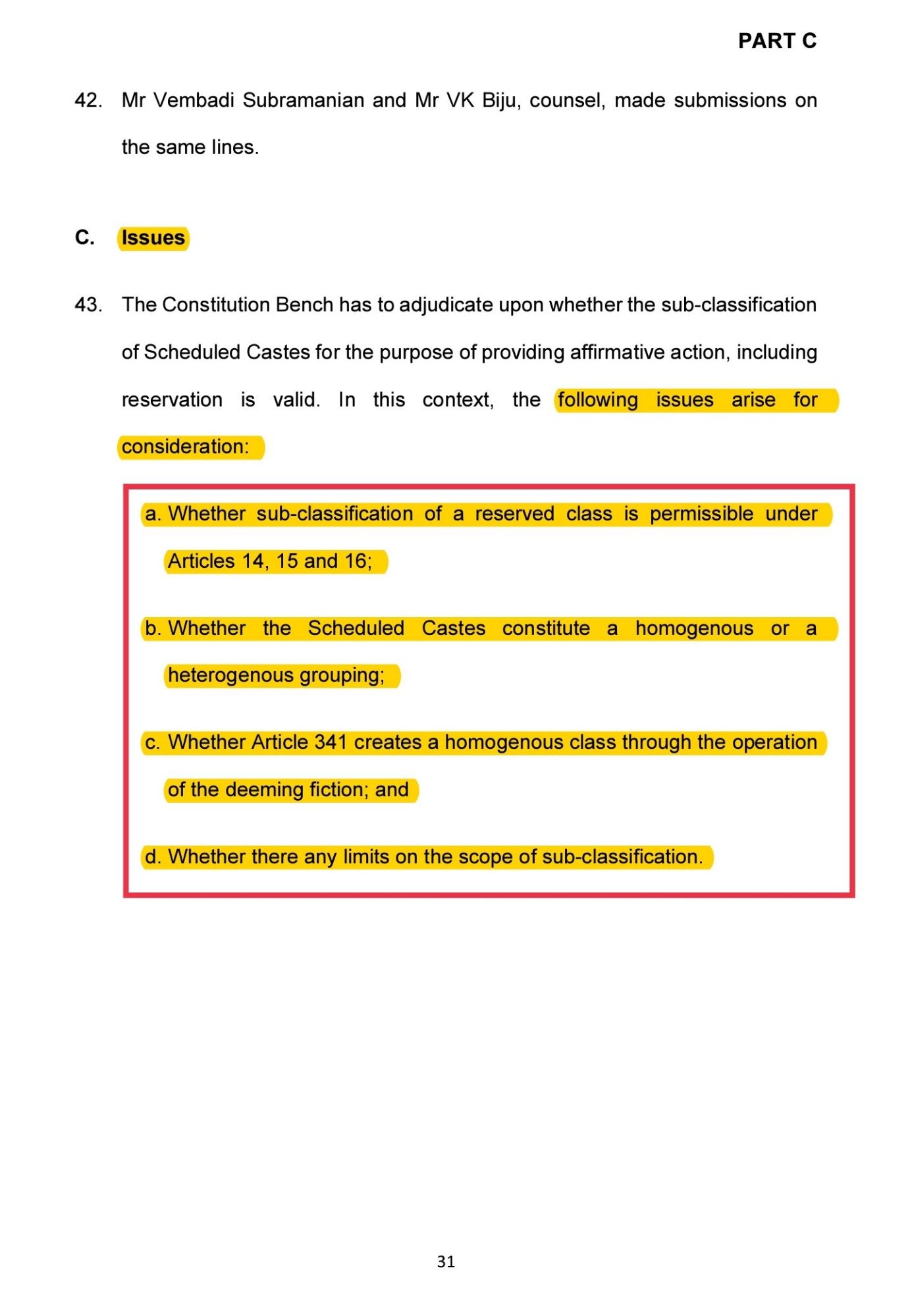 Sub-classification of Scheduled Castes: How the Supreme Court of India ...